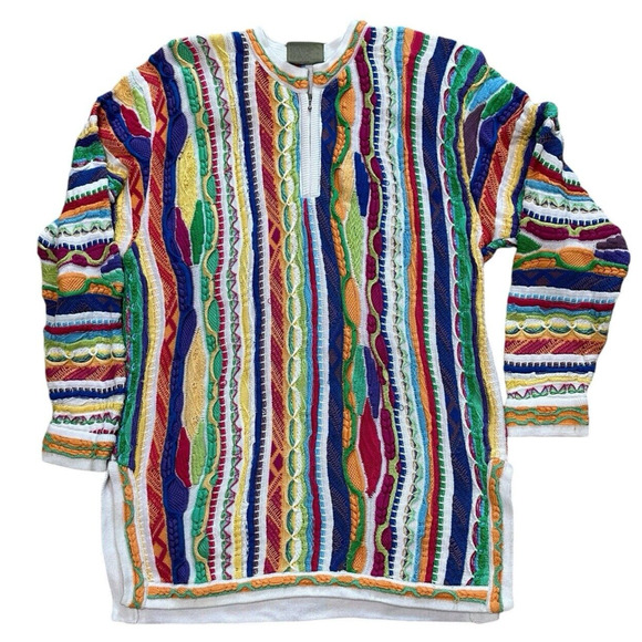 COOGI | Sweaters | Coogi Australia Vintage Sweater 3d Abstract Weave 4 ...
